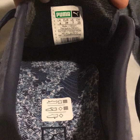 Puma | Shoes | Puma Clyde Marine Japanese Ukiyoe Great Wave Navy | Poshmark